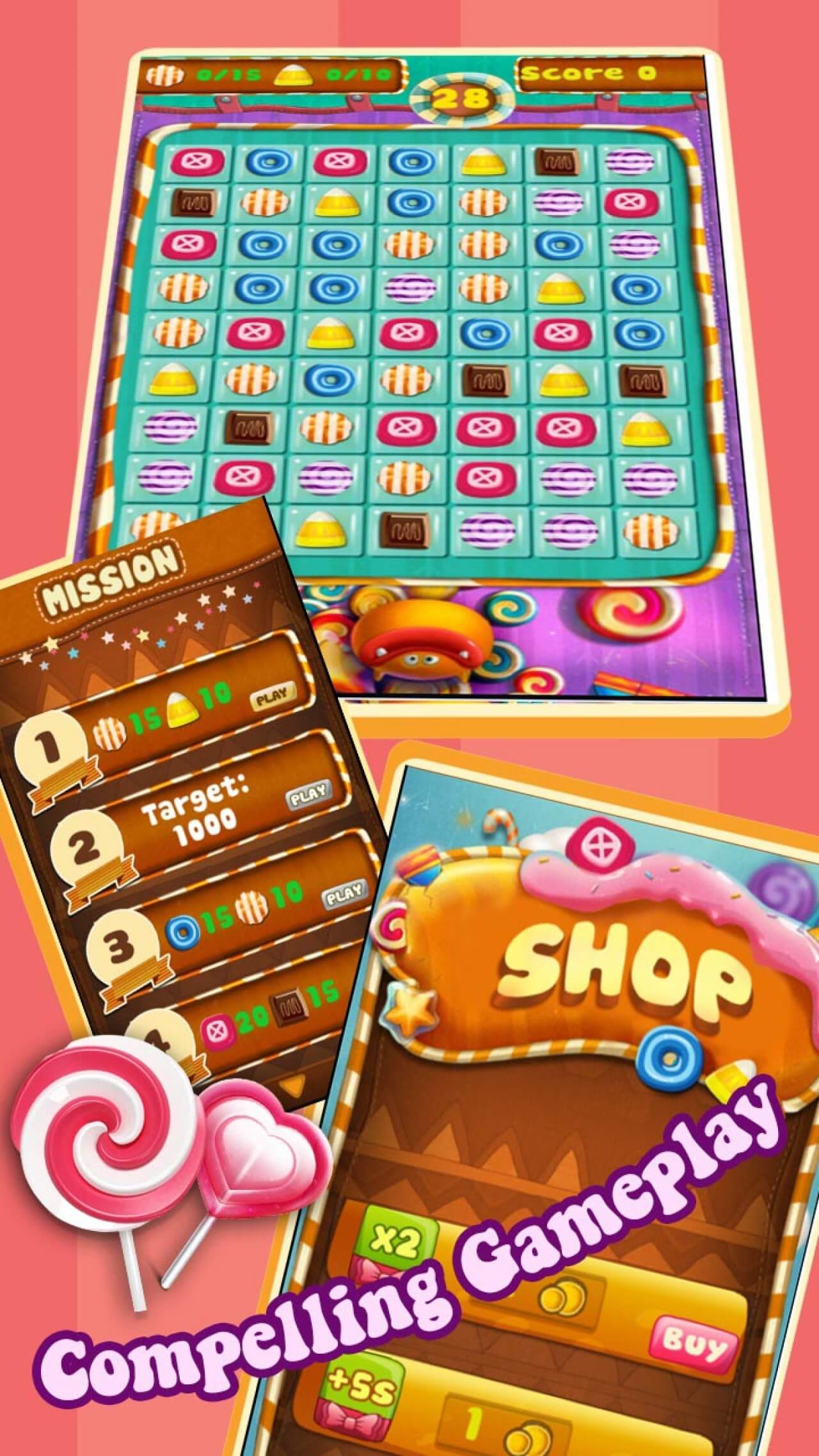 پکیج کامل بازی سازیCandy Farm complete game یونیتی - گیم استس کلاب