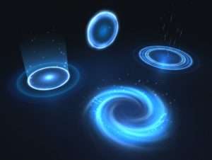 پکیج Teleport Effect برای یونیتی - گیم استس کلاب